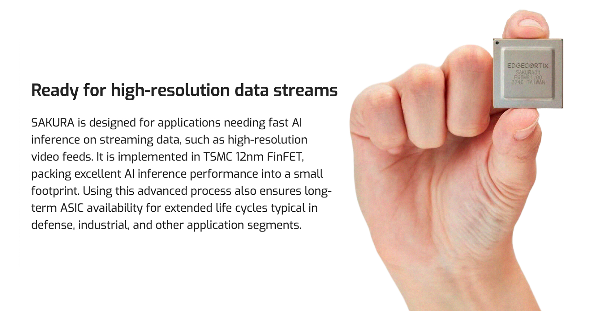 SAKURA Energy-efficient Edge AI Co-processor | EdgeCortix SAKURA Energy-efficient Edge AI Co-processor | EdgeCortix