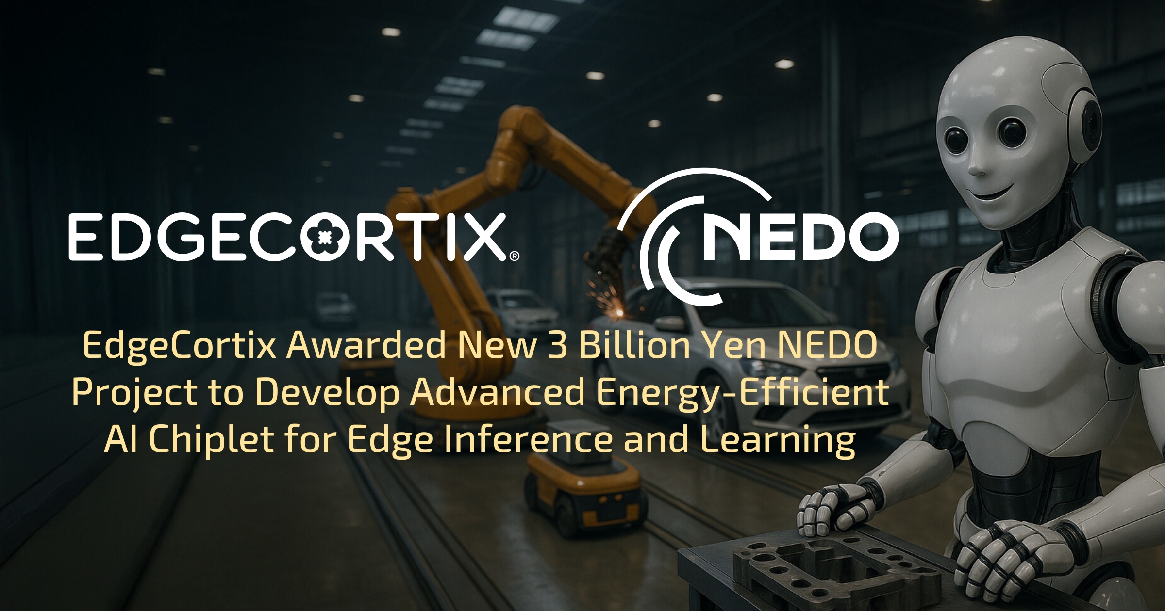 EdgeCortix Awarded New 3 Billion Yen NEDO Project to Develop Advanced Energy-Efficient AI ...